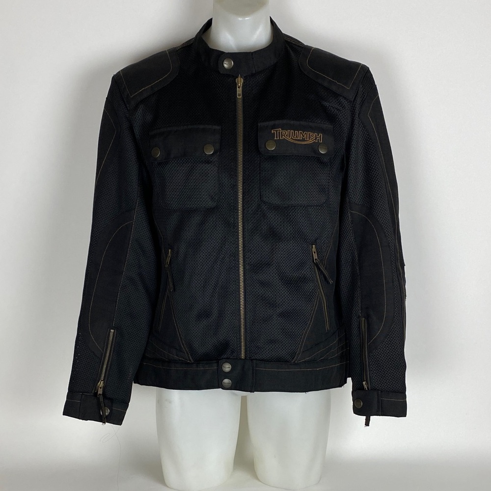 Triumph Motorcycles Racing Moto Jacket Men’s Size 42/… - Gem